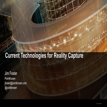 Current Technolgies For Reality Capture Deck | PDF