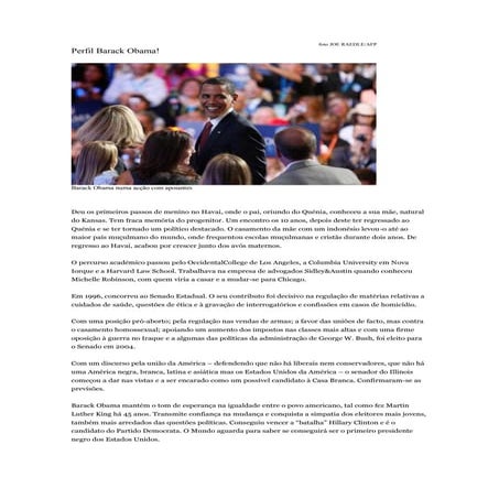 Biografia de barack_obama | PPT
