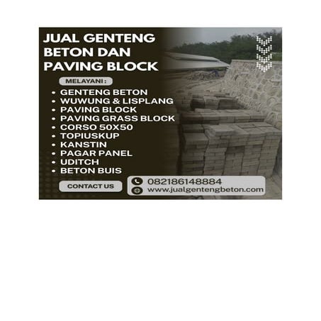 Paving Block Rumput | PPTX