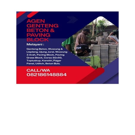Paving block untuk halaman, solusi rapi, bersih, dan indah. | DOCX
