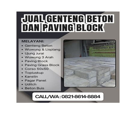 Lantai Garasi Awet dan Rapi Berkat Paving Block Stylish | DOCX