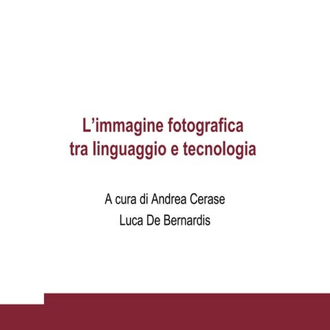 Fotogiornalismo e videogiornalismo 5 lezione | PPT