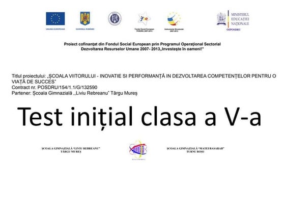 Fisa gen liric | DOC