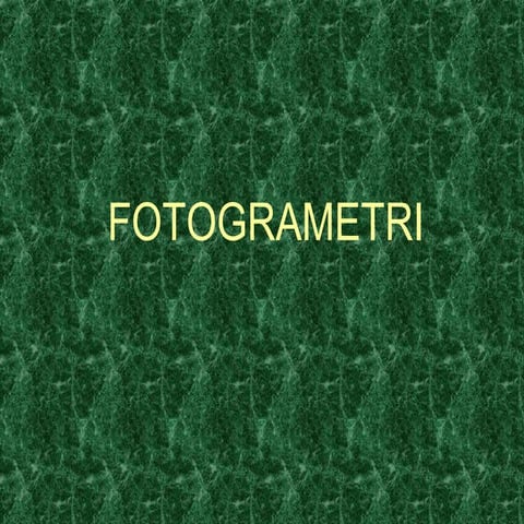 Fotogrametri | PPT