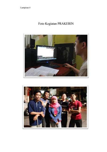 Foto hasil prakerin (Laporan PKL) | PDF
