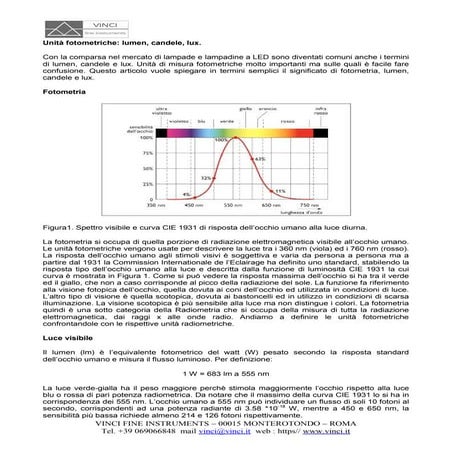 Fotometria e unità_fotometriche | PDF