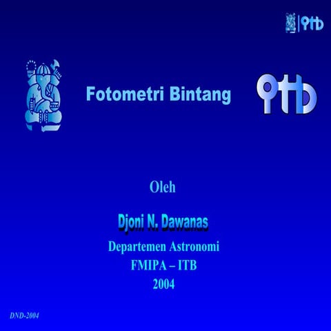 Fotometri bintang1 | PPT