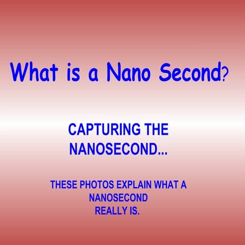 Capturing Nano Second | PPS