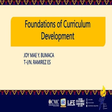 Psychological foundations of Curriculum | PPTX