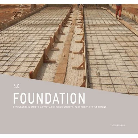 Building Construction - Foundation | PPTX