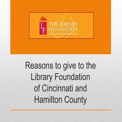 The Library Foundation | PPTX