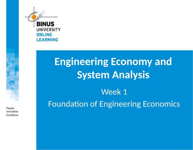 Engineering economics (1) | PPT