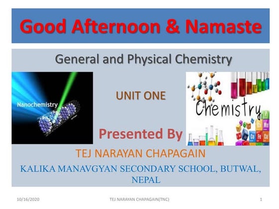 Chemistry in day to day life. | PPT