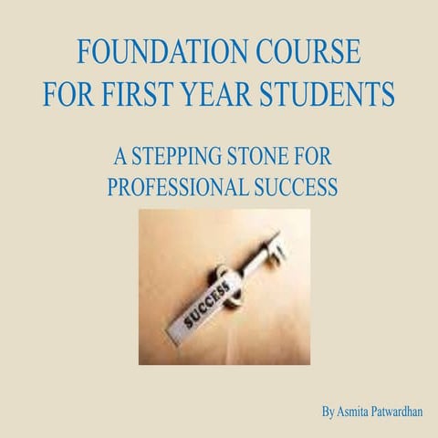 Foundation Course | PPTX