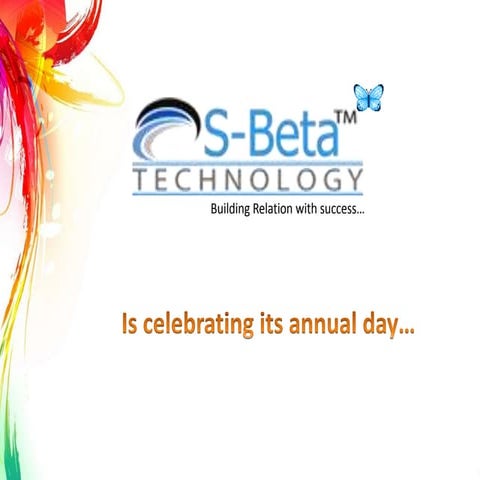 Foundation Day Celebration at SBeta Technology | PPT