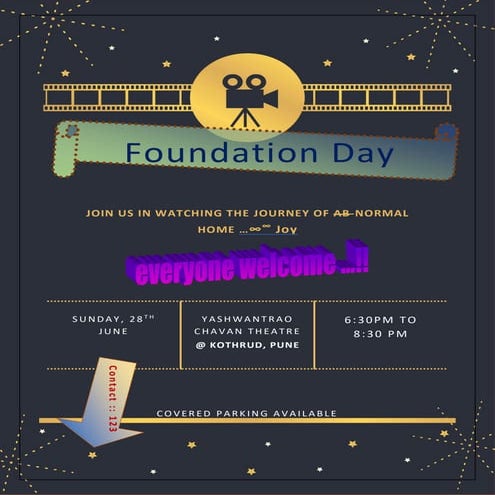 Foundation day invitation v1.1 | PDF