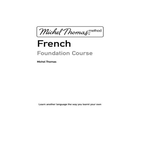 Foundation french | PDF