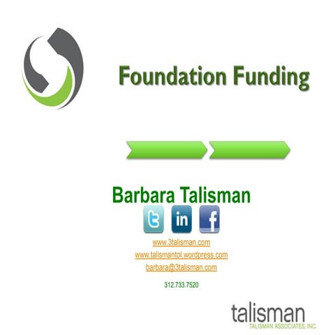 Foundation funding | PDF