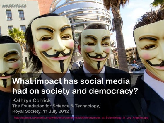 Holy Crap + Social Media = Democracy? | PPT