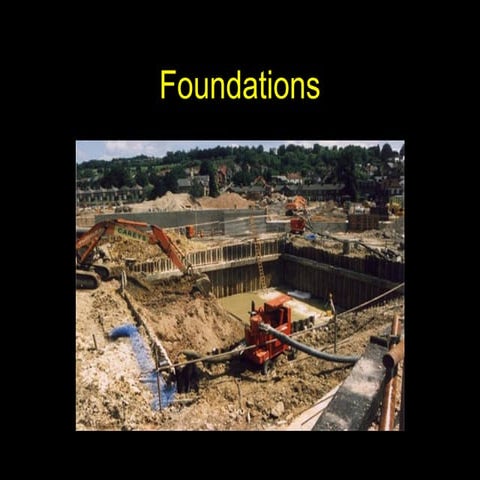Foundation notes | PPT | Civil Engineering Industry | Industries