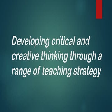 FOUNDATION OF CRITICAL THINKING SKILLS.pptx