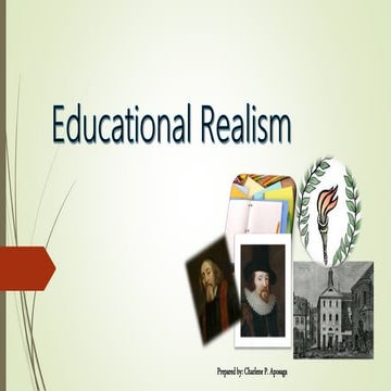 Educational Realism (Verbal Realism,Social Realism,Sense Realism) | PPTX