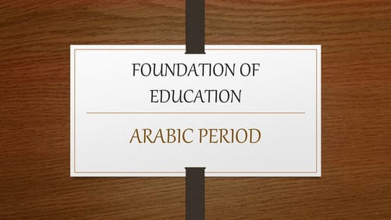 Historical Foundations of Education: World Education Evolution at a ...