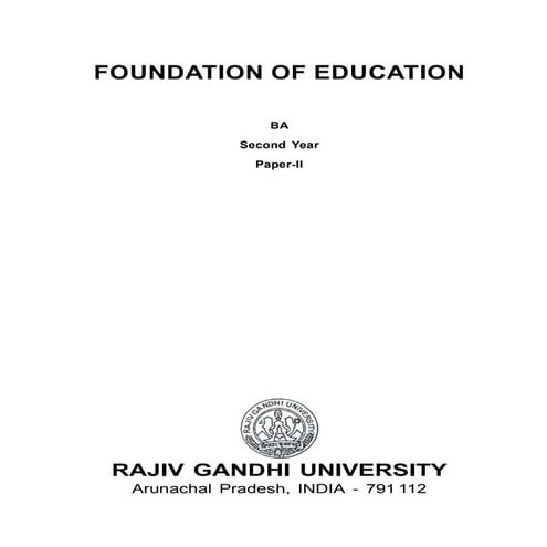 Foundation of education.pdf. Don't forget to take credits | PDF