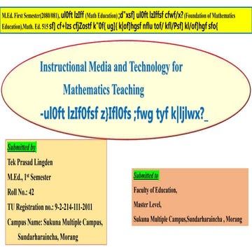 Foundation of math education presentation.pptx