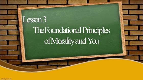 The Foundational Principles of Morality and You | PPTX | Islam ...