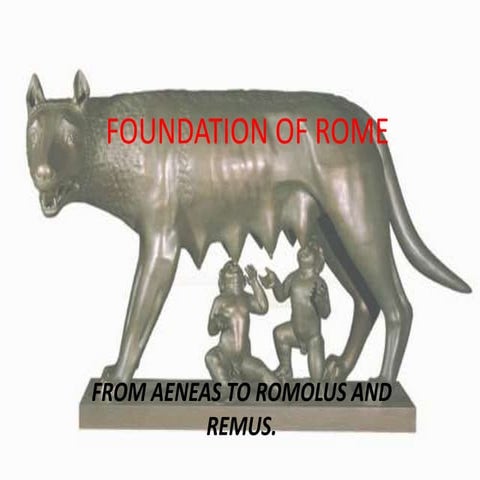Foundation of rome - Italian legend | PPTX