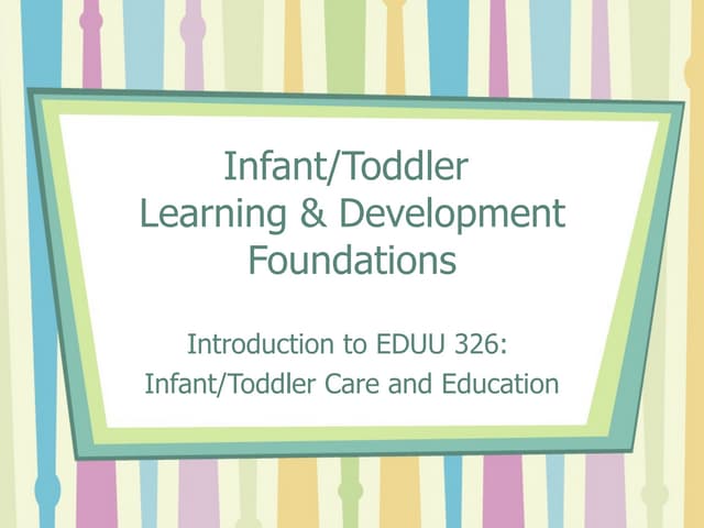 Development milestones and the early years learning framework and the ...