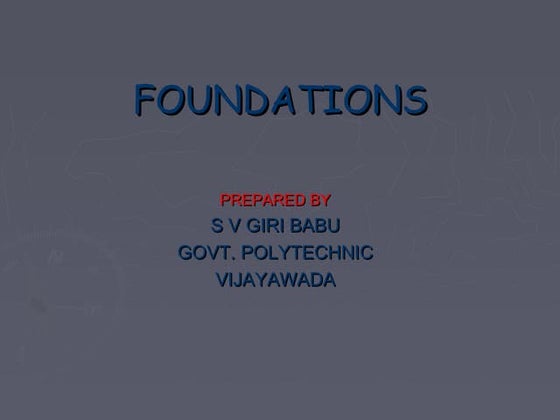 Foundations | PPTX