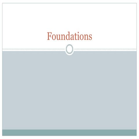 Foundations | PPTX