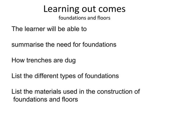 Solid Ground Floors | PPT