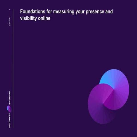 Foundations for measuring your presence and visibility online | PPTX