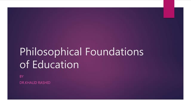 Idealism of philosophy-1.pptx philosophy of education | PPTX ...