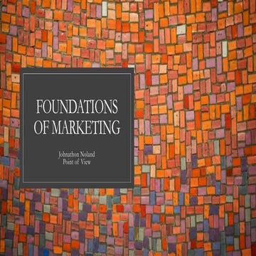 Foundations of marketing | PPT