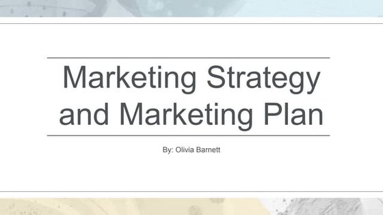 Developing Marketing Strategies and a Marketing Plan | PPT