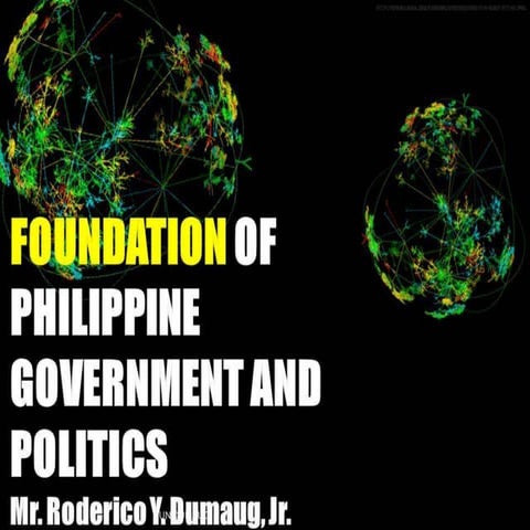 FOUNDATIONS OF PHILIPPINE POLITICS AND GOVERNMENT: POLITICAL HISTORY | PPTX