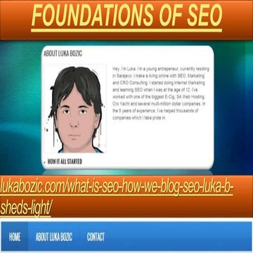 Foundations of seo | PPTX