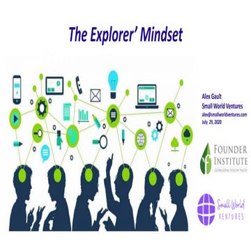 Explorer's Mindset - Founder Institute | PDF | Startups | Business