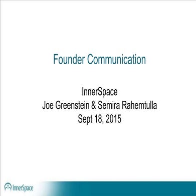Netflix Communication Workshop Nov 2015 | PPTX