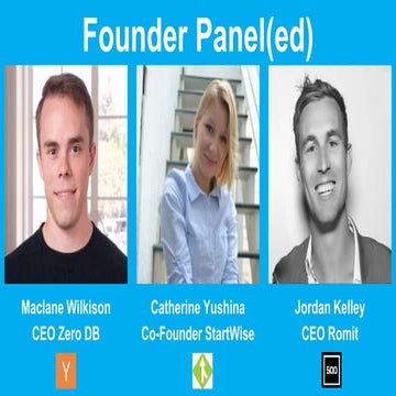Founder panel(ed) | PPT