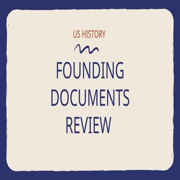 Founding Documents of America Review.pptx