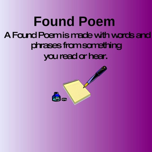 Found Poem March 4 #2 | PPT
