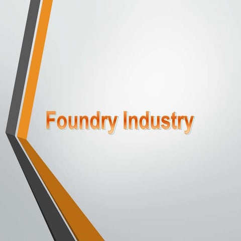 Foundry Resource Planning Ppt