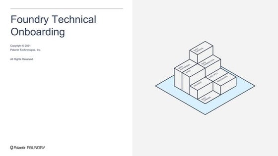 Palantir Foundry Introduction Pptx Information Services Industry Industries