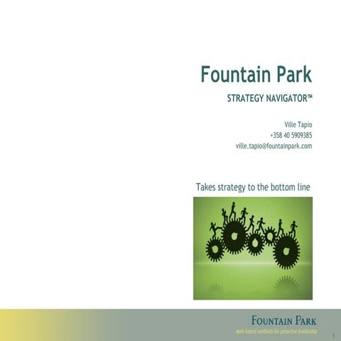 Fountain Park Strategy Navigator | PPT