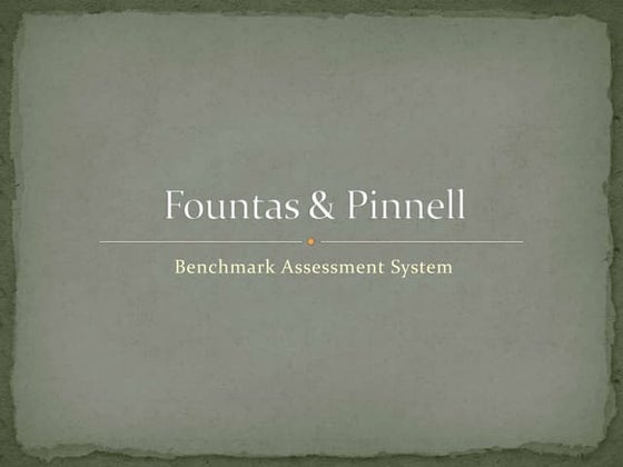 Fountas & Pinnell - Leveled Literacy Intervention | PPTX | Publishing ...